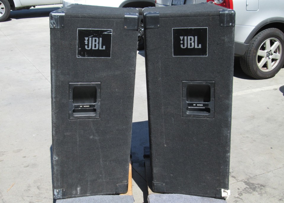 PAIR of JBL SR Series SR4732A 12" Three-Way Passive Bi-Amplified ...