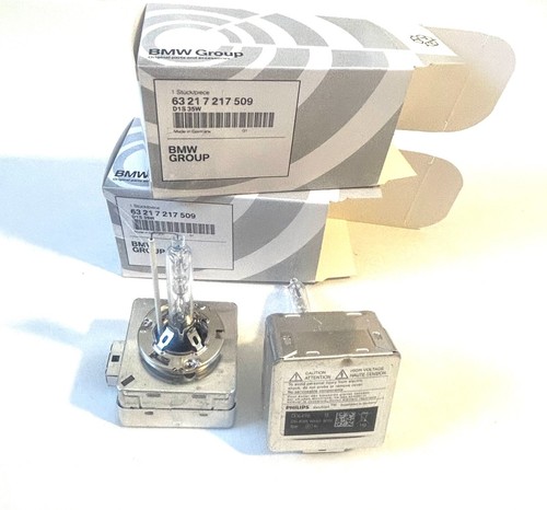 2x New OEM for BMW pn 63217217509 Xenon D1S Bulbs Set HID Light Lamps ...