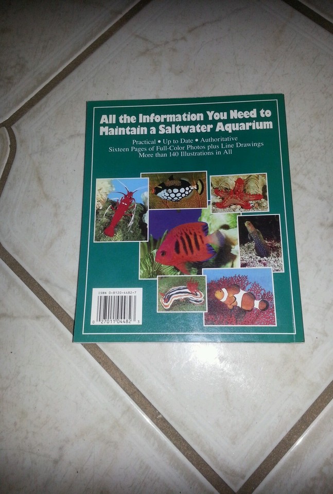 The New Saltwater Aquarium Handbook by Barron's; more than 80 Full ...
