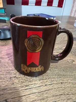 Kahlua Coffee Mug Double Sided Logo Coffee Liqueur Advertising Seal | eBay