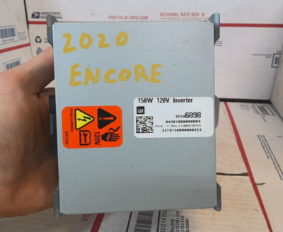 2019-2021 Buick Encore AC DC POWER INVERTER CONTROL MODULE UNIT ID ...