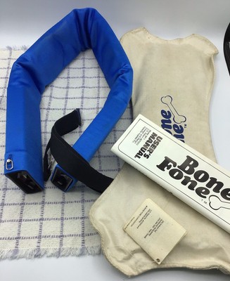 1970’s Bone fone Portable AM/FM Radio - Works - With Strap, Carry Bag and Tags | eBay