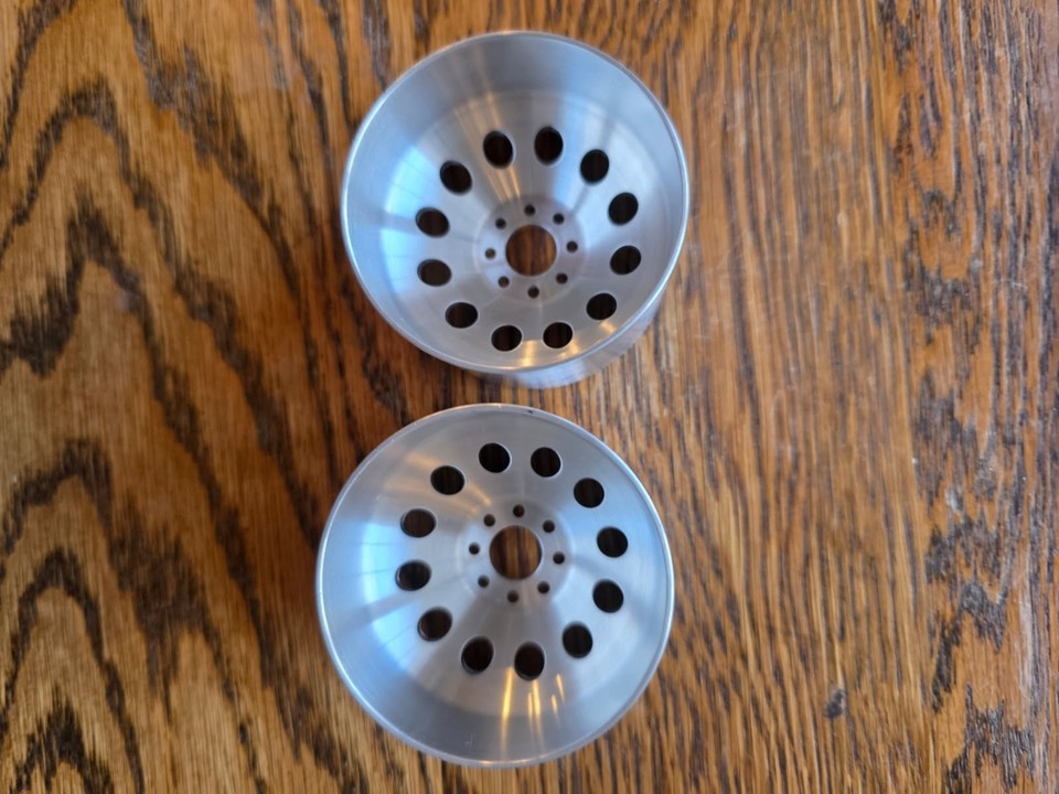 Vintage NOS Advance RC Mini Mags Aluminum Wheels 35mm deep, 53mm in ...