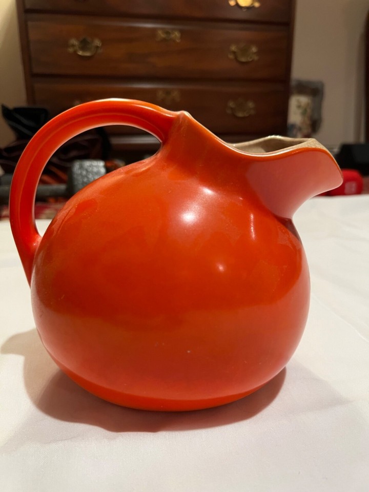 Vintage McCoy Pottery Creamer Orange | eBay