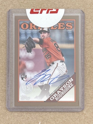2023 Topps Grayson Rodriguez Orioles Rookie Autograph Card Bronze ...