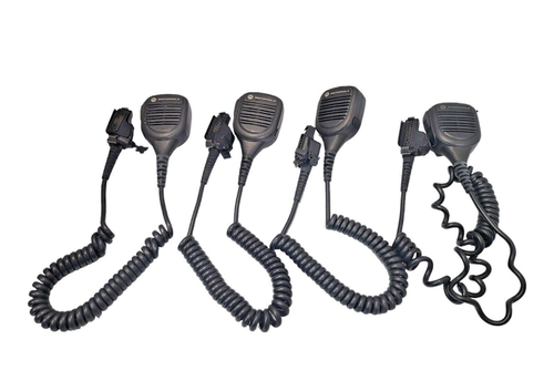Lot of 4 - Motorola PMMN4045B Noise Cancelling Remote Speaker Mic ...