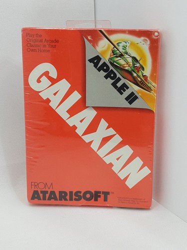 Galaxian From Atarisoft Apple II - 1983 NIB Sealed | eBay