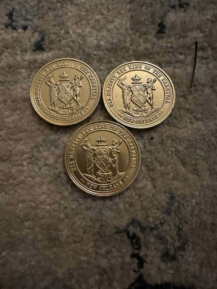 50th Anniversary Rex Doubloon- Mardi Gras Krewe Favor | eBay