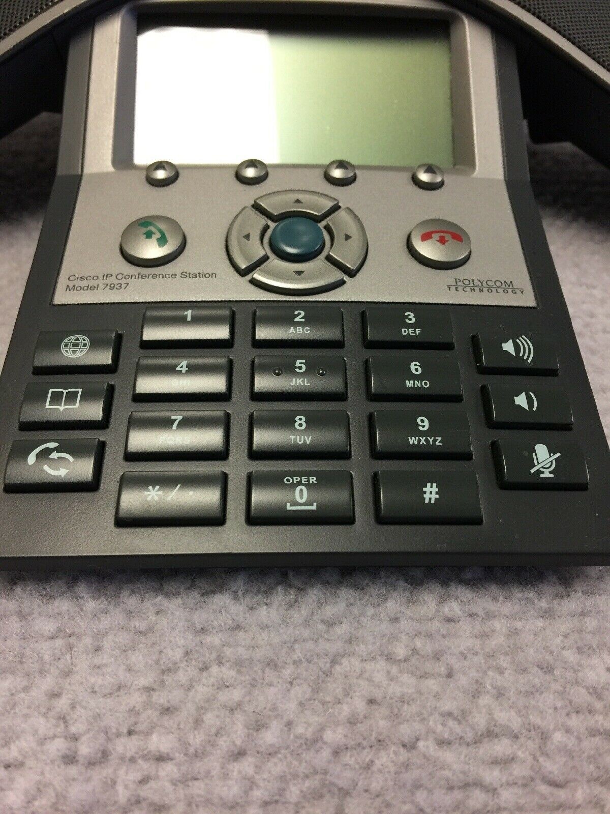Cisco POLYCOM 7937 IP Conference Station UC Phone 7937 VoIP 2201-40100 ...