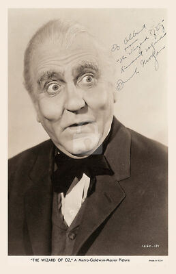 Wizard of Oz Frank Morgan Signed Autograph RPPC Photo Postcard COPY | eBay