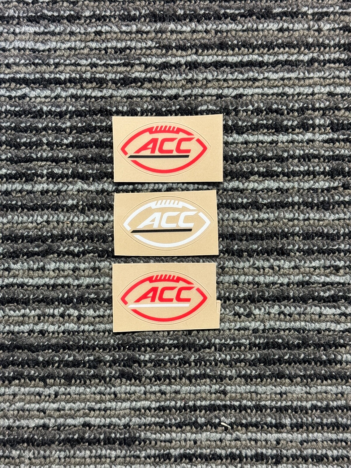 Full Size ACC Decal Football Helmet Decal NC State Color Way | eBay