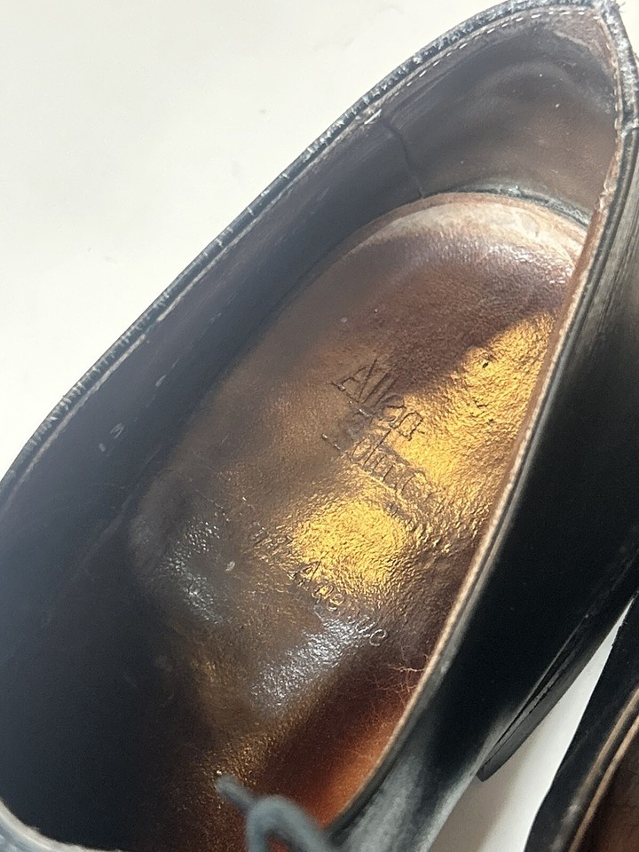 Allen Edmonds Park Avenue Black Leather Cap Toe Oxford Dress Shoes Men ...