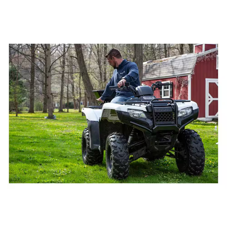 100 Lbs. Capacity ATV Mounted All Purpose Broadcast Spreader for Rock ...