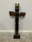 Cherokee Totem Pole Hand Carved 15” Tall | eBay