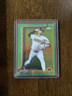 Jason Adam 2025 Topps Chrome Update Series All Star Game Green 61/99 | eBay