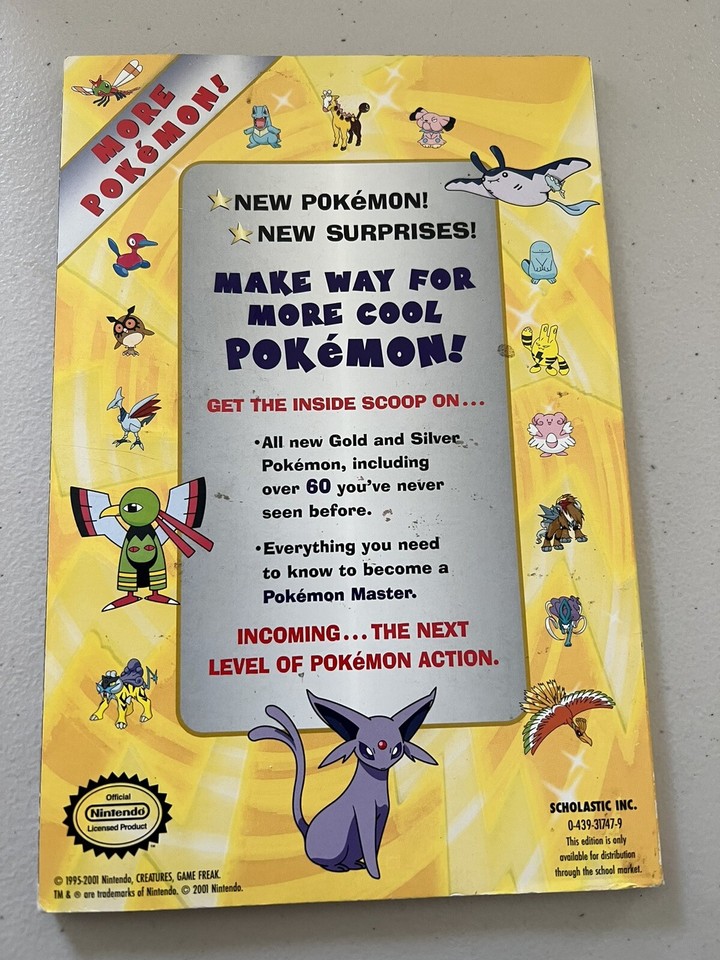 The Official Pokemon Handbook No. 3 Paperback Book Scholastic 2001 ...
