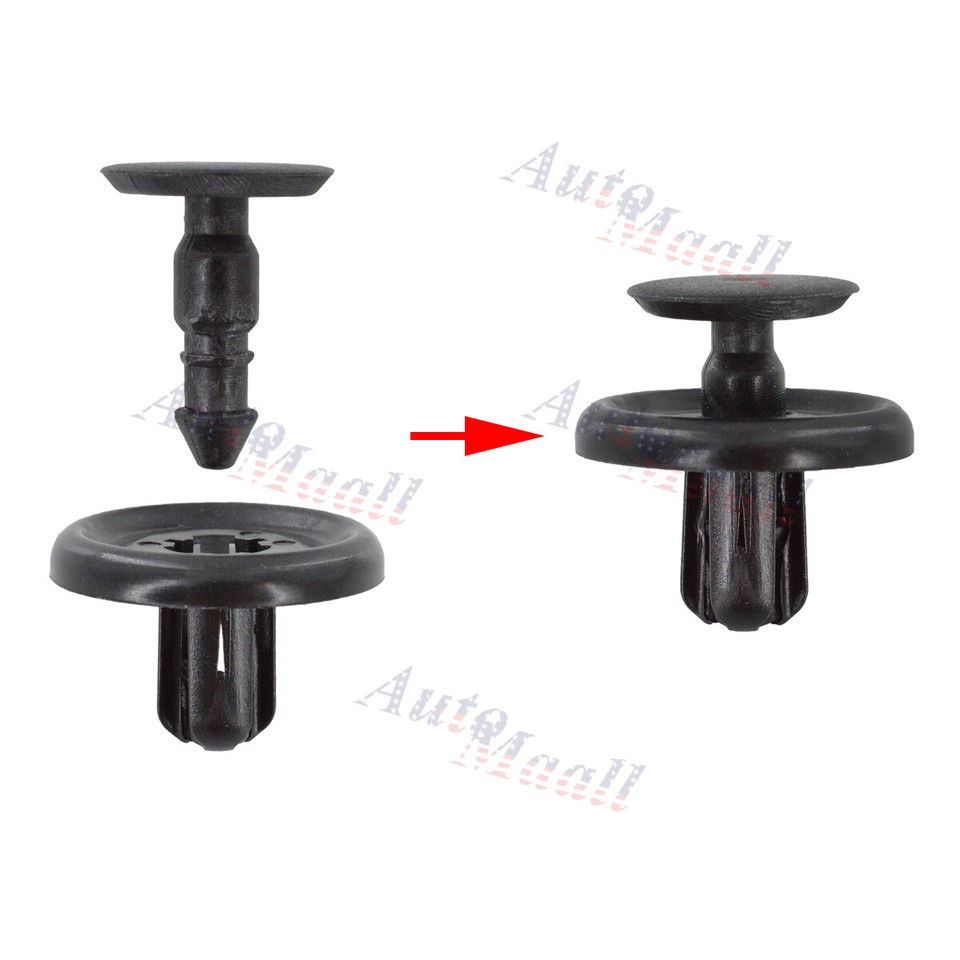 100pcs Fender Liner Splash Shield Clips for Toyota Sequoia Camry Scion ...