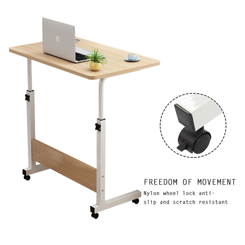 Adjustable Laptop Table Stand - Movable Bedside Computer Desk for Sofa ...