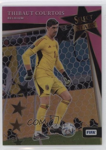 2022-23 Panini Select FIFA Select Stars Pink Prizm /25 Thibaut Courtois ...