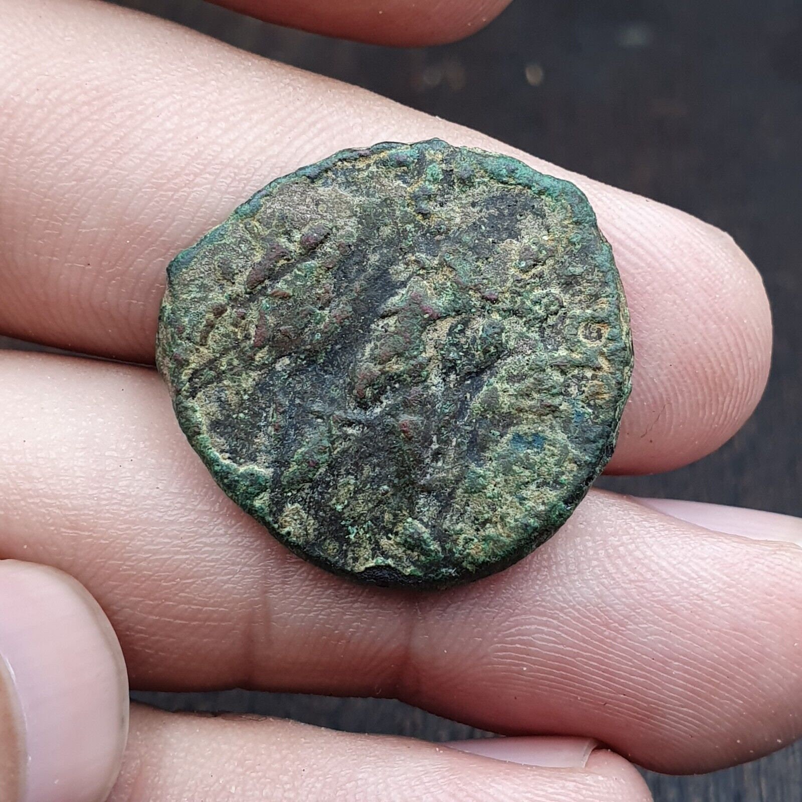 Ancient greek roman byzantine kushan coin green patina coin cn-7y | eBay