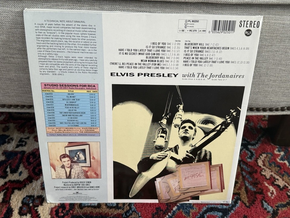Elvis Presley LP: Essential Elvis - The First Movies, RCA # PL 89979 ...