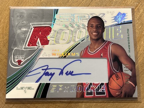2002 -03 Upper Deck SPX Jay Williams Rookie Jersey Auto 817/999 Chicago ...