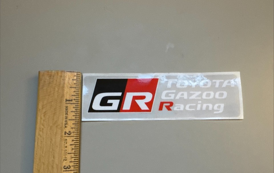 GR Toyota Gazoo Racing Fits GT86 SUPRA COROLLA Car Sticker Decal Window ...