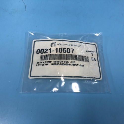 347-0301// AMAT APPLIED 0021-10607 BLOCK,TEMP. SENSOR VDS LINE NEW | eBay