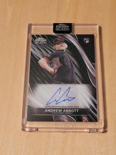 2024 Topps Chrome Black - Autographs #CBA-AA Andrew Abbott (AU, RC) | eBay