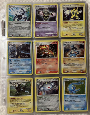 Pokemon Complete Set Diamond & Pearl Base 1-130 All Holos and EX Cards ...