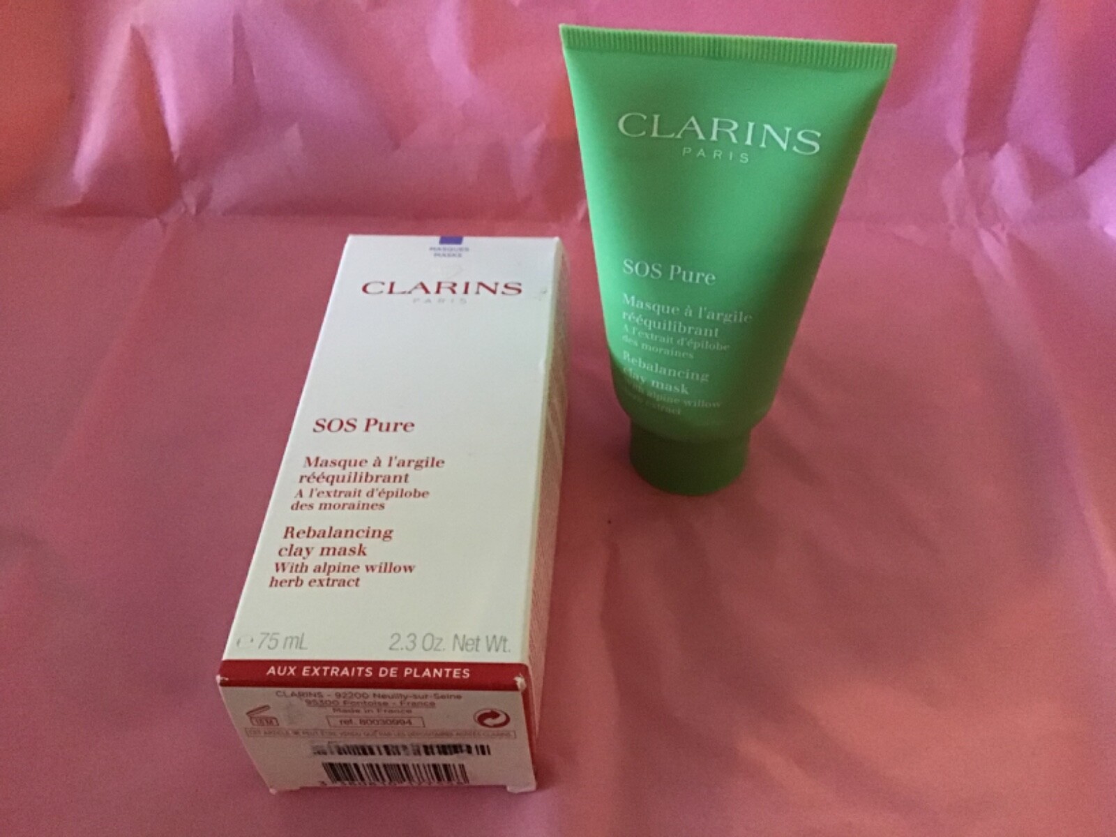 SOS Pure Rebalancing Clay Mask by Clarins - 2.3 oz | eBay