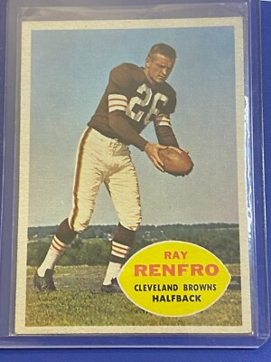 🏈 1960 Topps Football Base Card #26 Ray RENFRO 🏈 | eBay