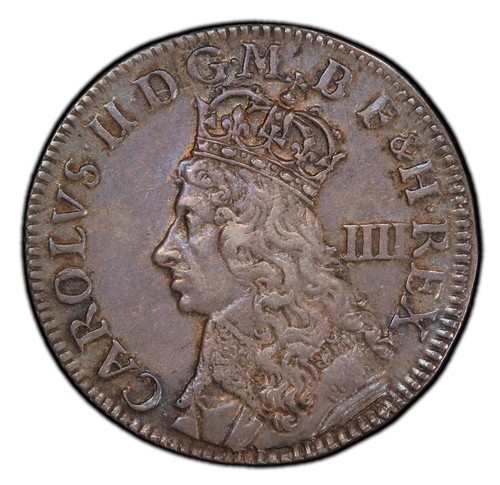 Great Britain - 1660-1685 Charles II - 4 Pence VERY RARE - ONLY ONE ...