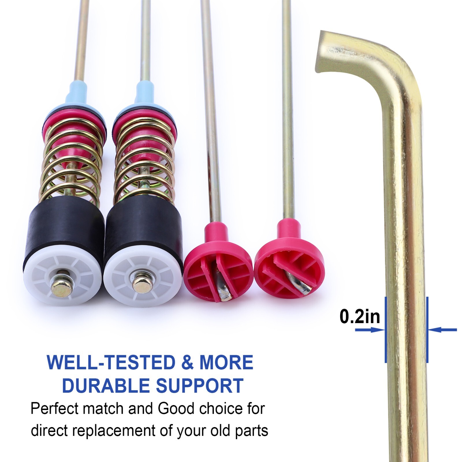 DC97-05280W DC97-16350U Washer Suspension Rod / Damper Kit Replace Fits ...