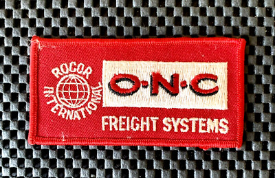 ONC FREIGHT SYSTEMS EMBROIDERED SEW ON ONLY PATCH TRUCKING ROCOR INT 4 ...