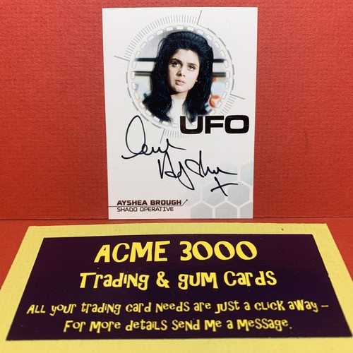Unstoppable UFO Series 3 Ayshea Brough (SHADO OP) SILVER FOIL Autograph ...