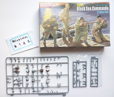 Dragon 1:35 *ONLY 2 FIGURES* Soviet Black Sea Commando WWII Crimea 1944 ...