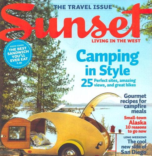 Sunset Magazine Western Living May 2012 Travel Issue Camping Alaska San ...