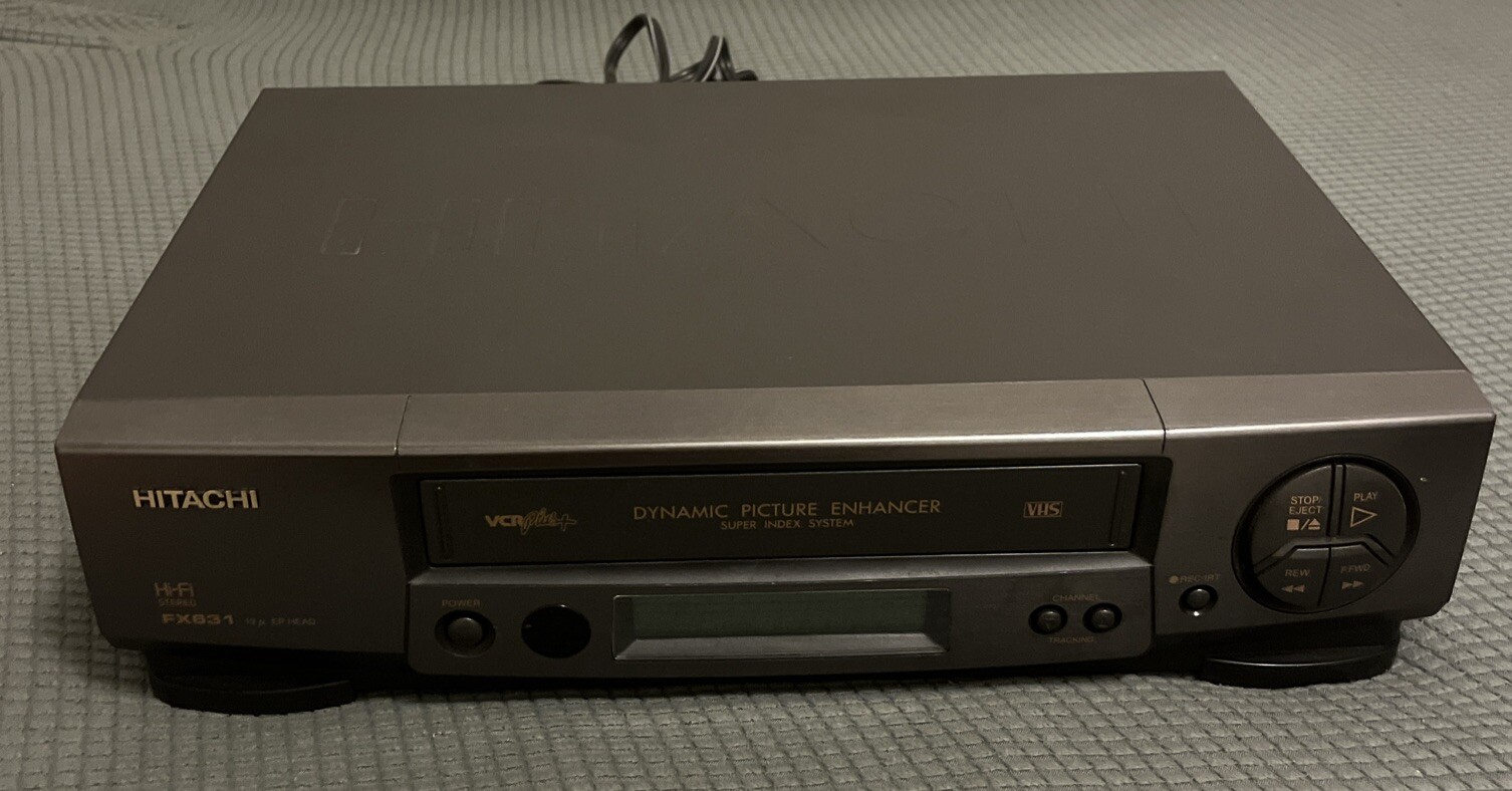 Hitachi FX631 4-Head VCR Player Video Cassette Recorder 19 Micron NO ...