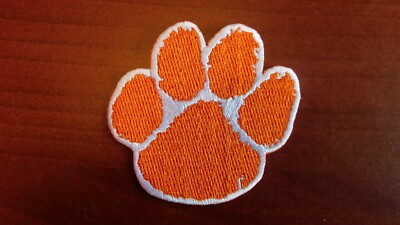 Clemson Tigers 3”X3” Iron On Embroidered Patch FREE Shipping!! | eBay
