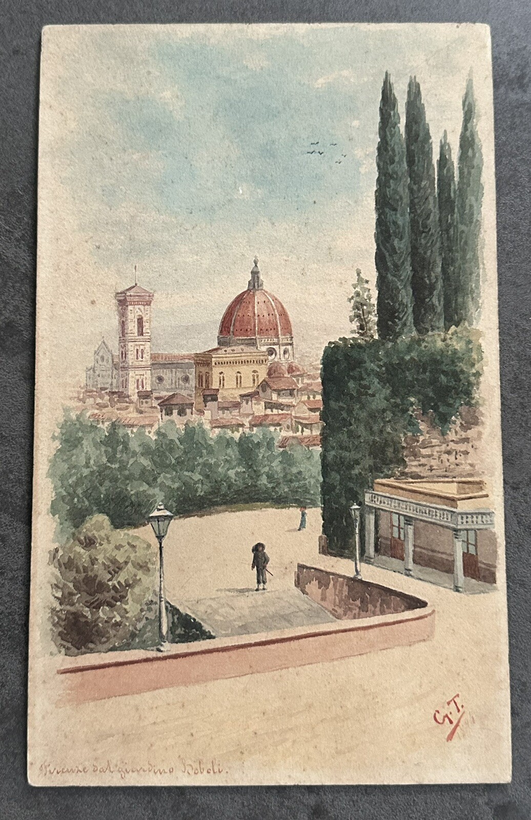 Original 1930s Watercolor Painting Rome Italy Antique Signed. “G.T” | eBay