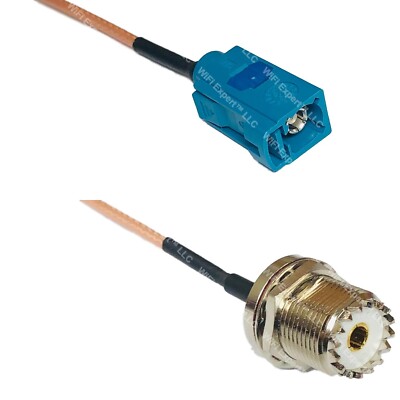 RG316 Fakra Z Female to UHF Female BULKHEAD RF Cable Rapid-SHIP LOT | eBay