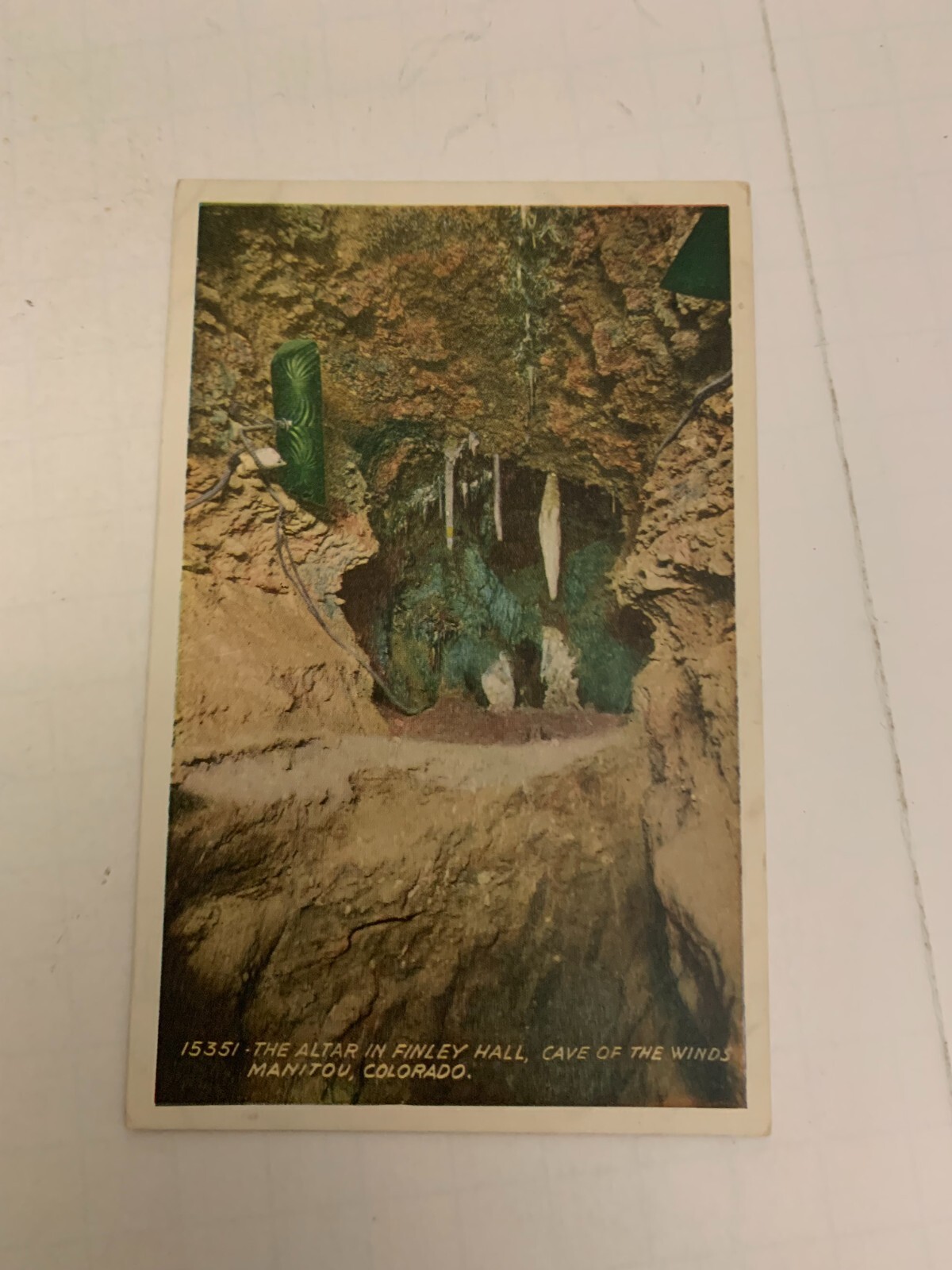 c.1930 The Alter In Finley Hall Cave Of The Winds Manitou Colorado ...