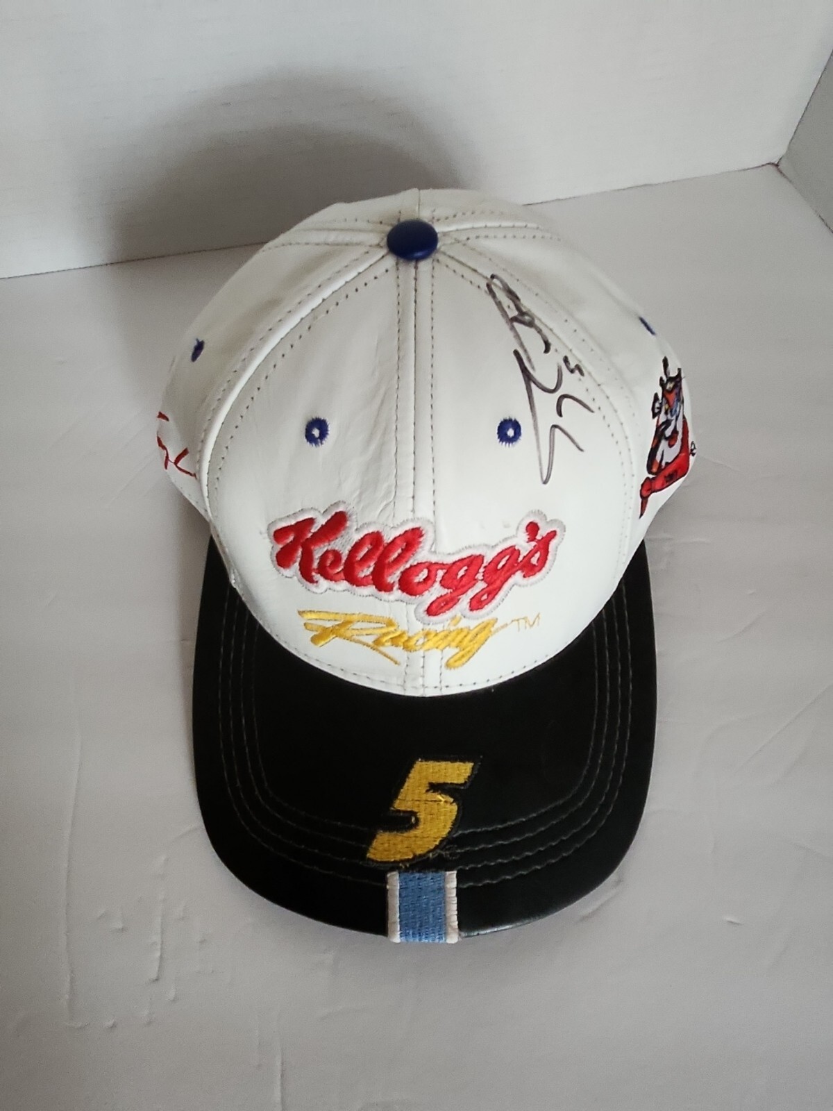 Kellogg's Frosted Flakes Terry Labonte 5 Tony The Tiger Leather Hat Cap ...