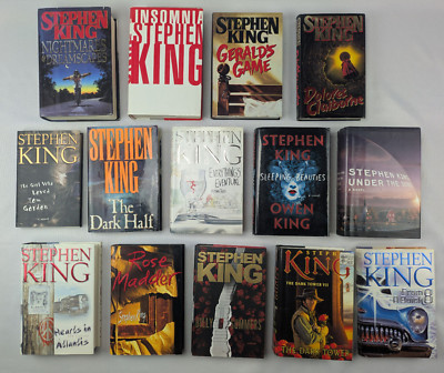 Stephen King Hardcover 14 Book Lot - Classic Horror Thriller - Clean ...