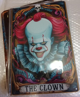 Pennywise From The Scary Film "IT"! Tin Sign Horror Monster Scary Clown ...