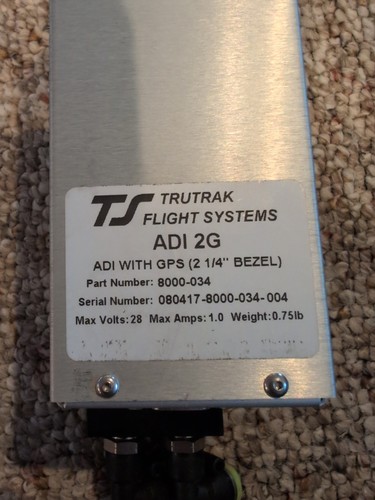 Trutrak Flight Systems (Bendix King) Adi 2g PN #8000-034 With Battery ...