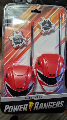 Mighty Morphin Red Power Ranger Walkie Talkies by Hasbro (NEW 2021) | eBay
