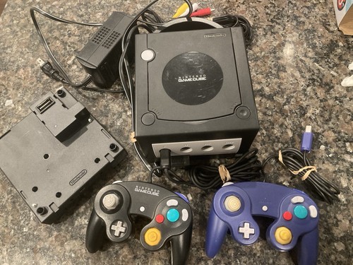 Nintendo GameCube 2 Controllers And A Gameboy Adapter | eBay