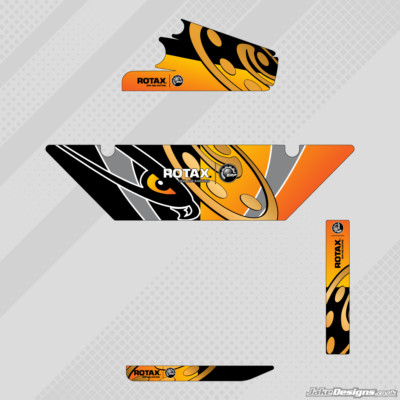 INTREPID EUROPEAN STYLE DD2 RADIATOR STICKER KIT - ROTAX - KARTING | eBay
